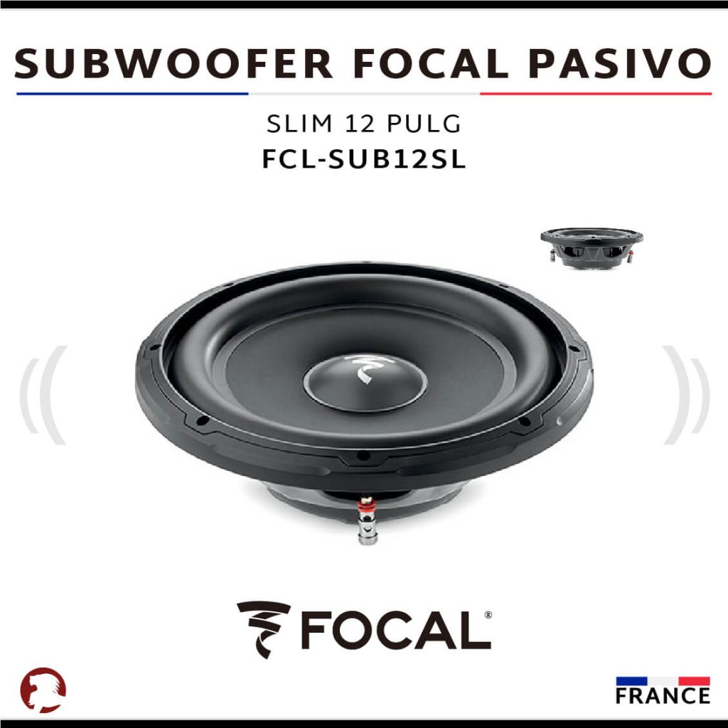 SUBWOOFER FOCAL PASIVO SLIM 12 PULG - REACSA