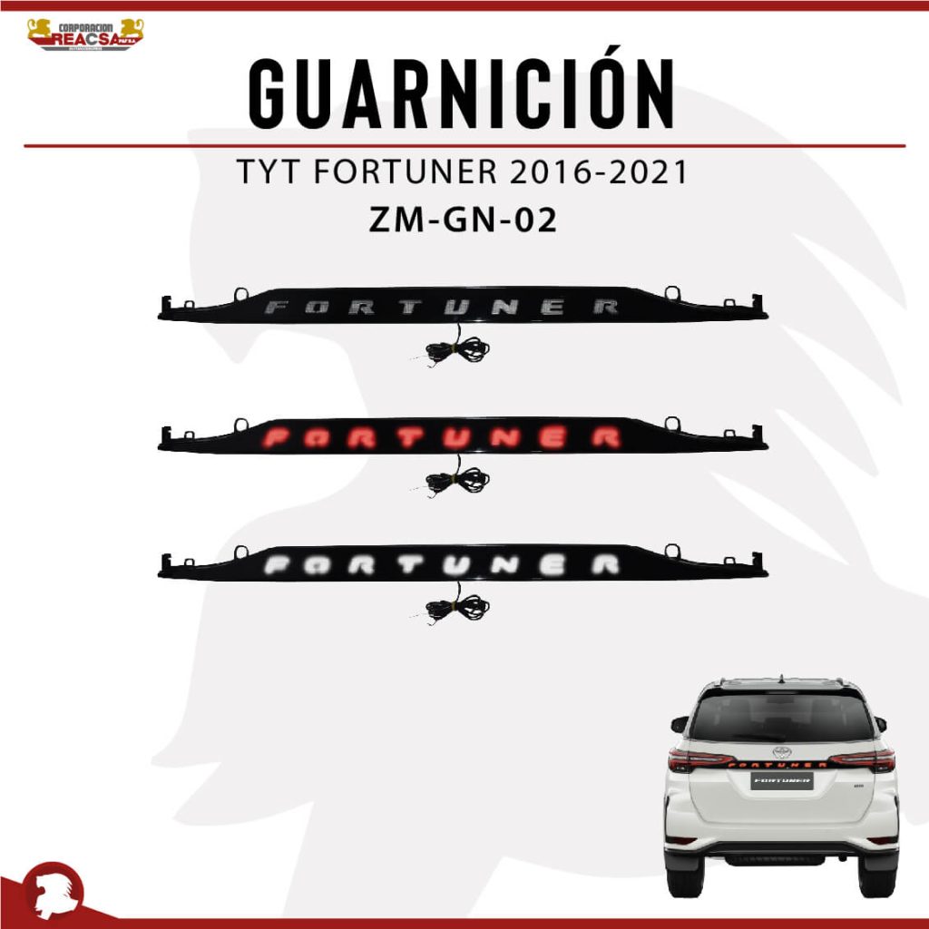 GUARNICION TYT FORTUNER 2016-2021 - REACSA