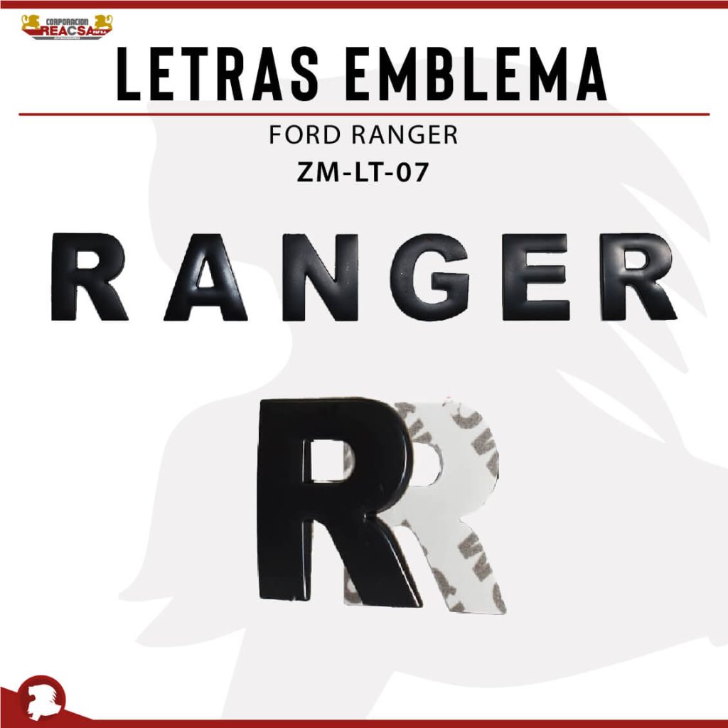 LETRAS EMBLEMA RANGER - REACSA